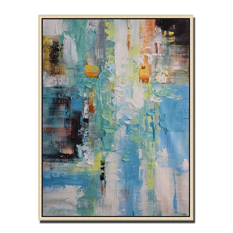 Hand Painting Canvas Painting Wabi Sabi Abstract Wall Art Earth Tone ...