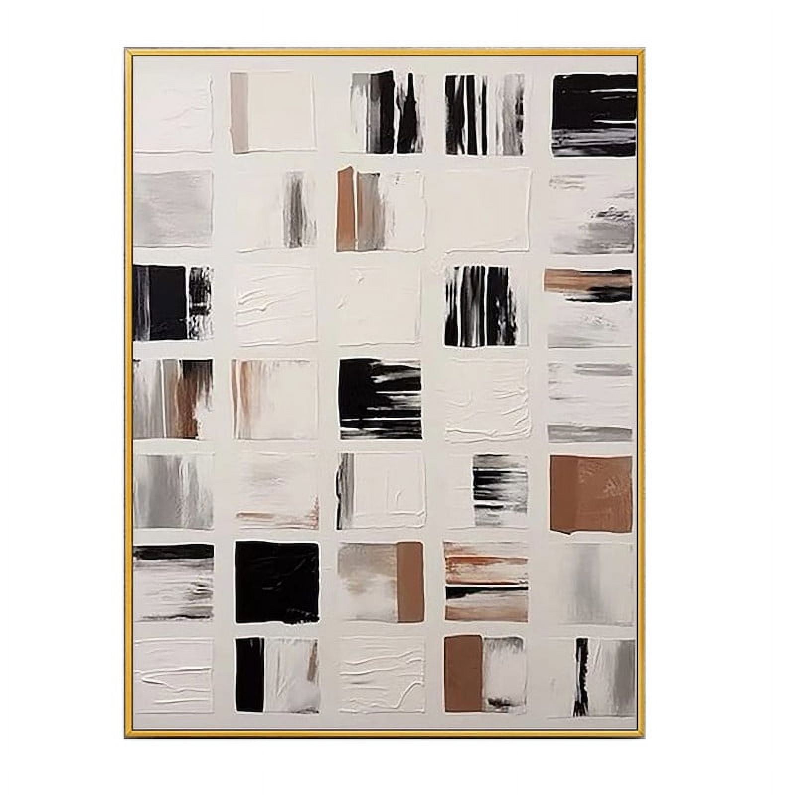 Hand Painting Canvas Painting Wabi Sabi Abstract Wall Art Earth Tone ...