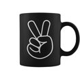 Hand Peace Sign Classic Coffee Mugs - Walmart.com