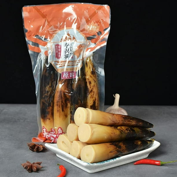 Hand Peeled Bamboo Shoots Original Flavor【手剥笋原味500g X 1pack】 中国脆竹笋chinese Bamboo Shoot Ready