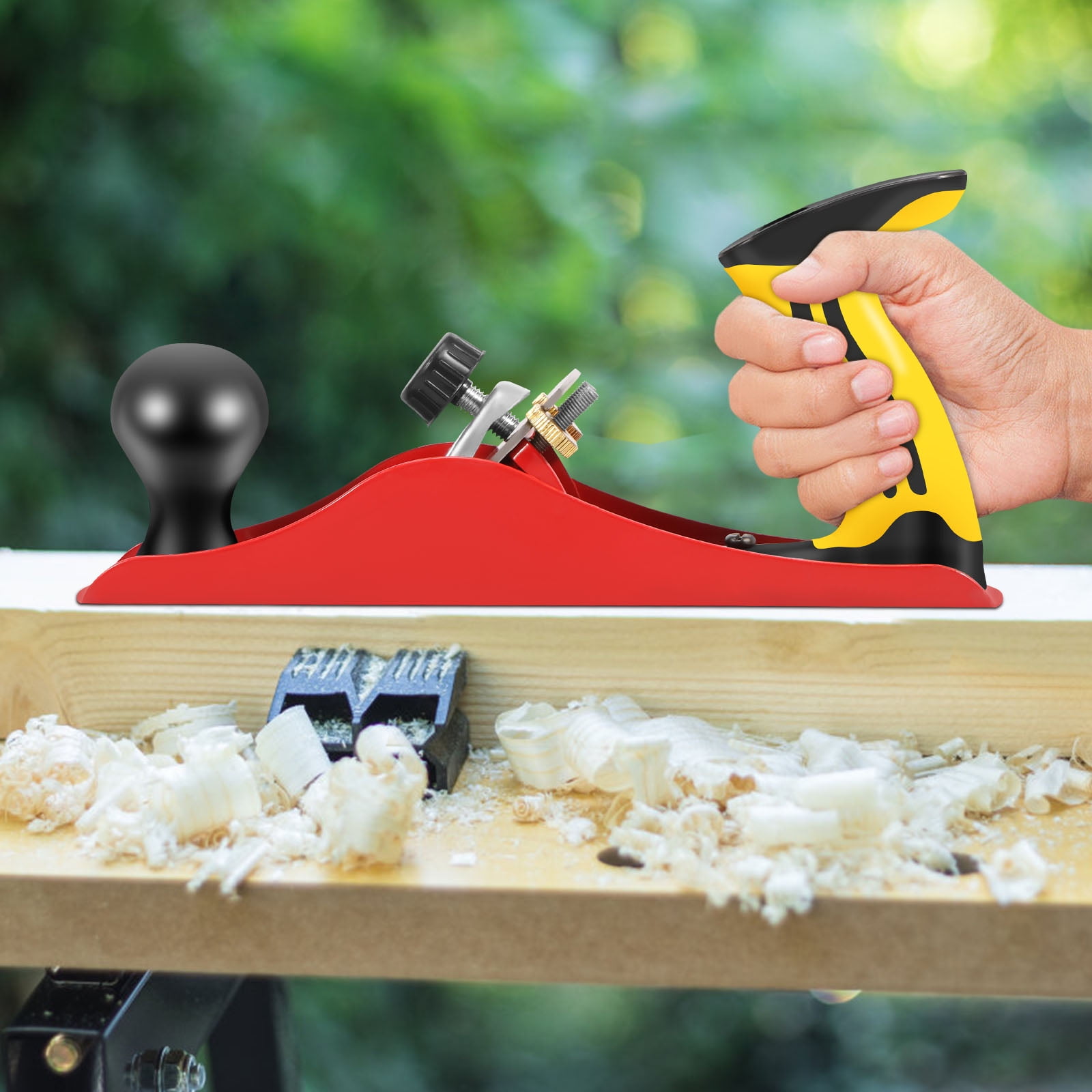 Hand Planer with 2 Inch Blade Adjustable Wood Planer High Hardness ...