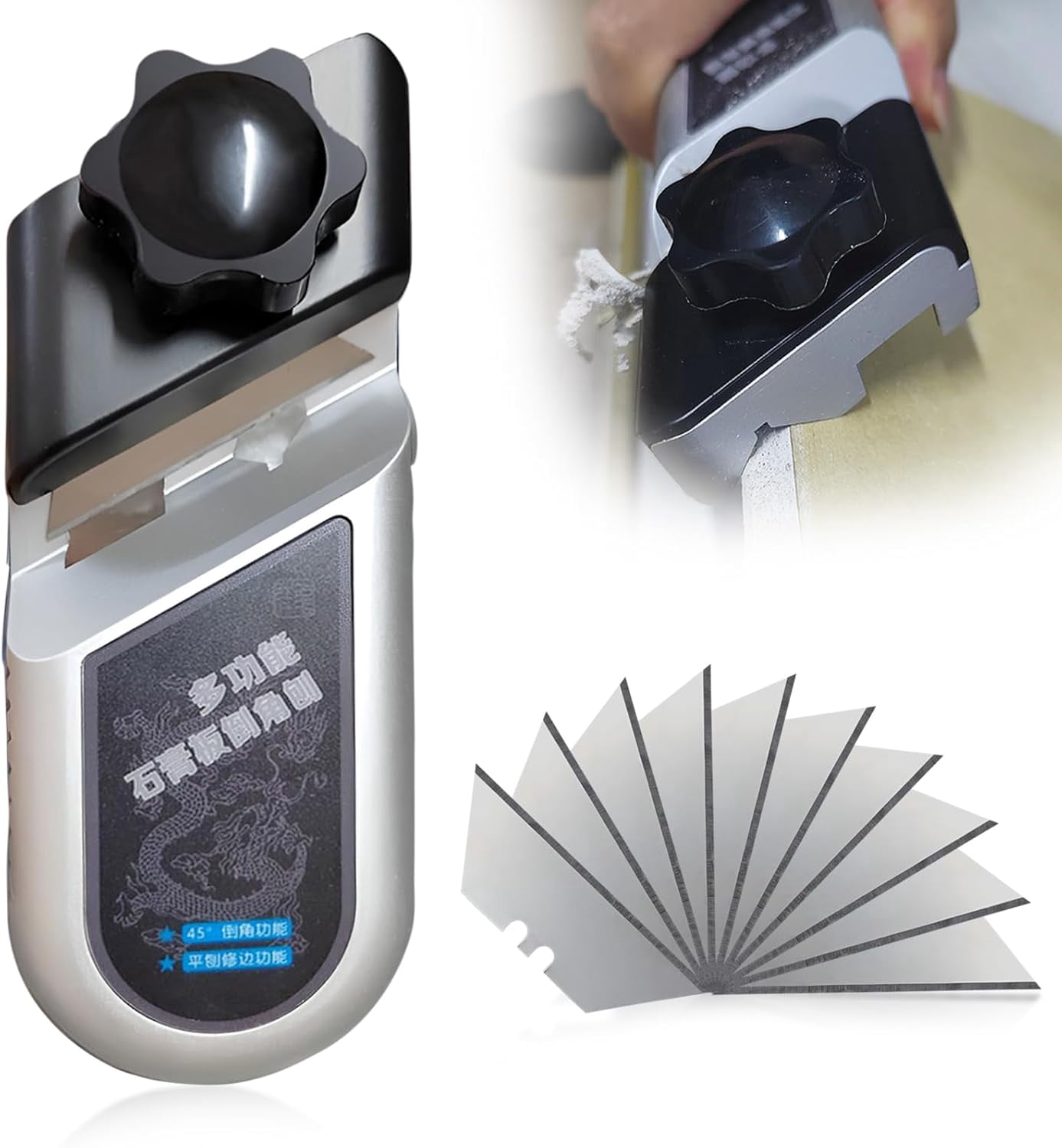 Hand Planer for Wood – Chamfer Plane for Woodworking, Gypsum, and More ...