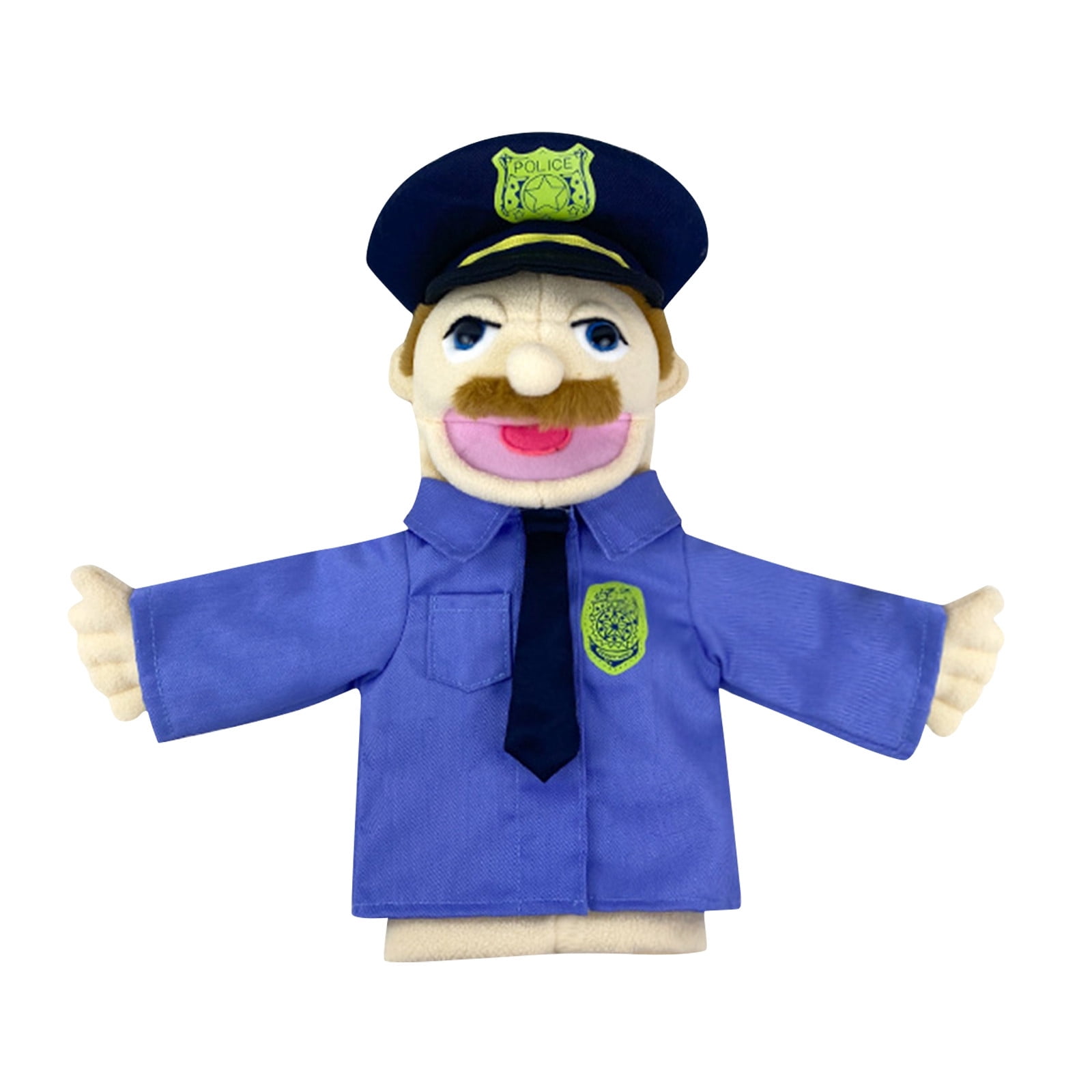 Hand Plush Toys Role Play Hand Puppets Police Doctor Teacher Pirate ...