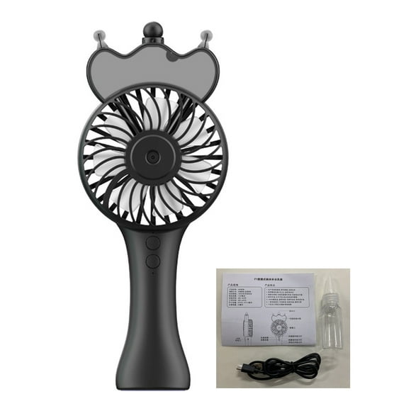 Hand Portable Water Spray Mist Fan Electric USB Handheld Air Humidifier ...