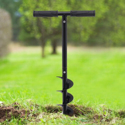 Hand Post Hole Digger T-shaped Manual Earth Auger Drill Planting Trees ...