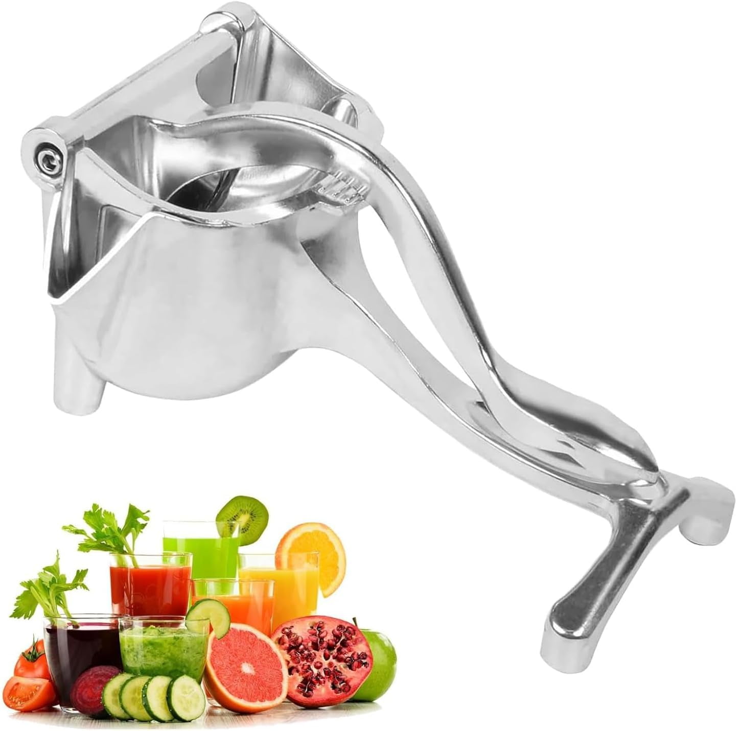 Hand Press Citrus Juicer, Manual Lemon Orange Squeezer with Ergonomic ...