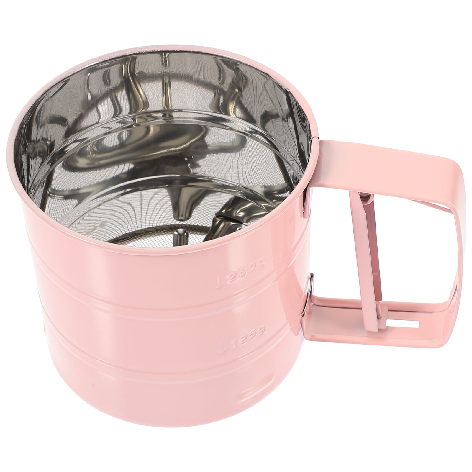 ONAPARTER Hand Press Flour Sieve Sifter Strainer Duster for Baking ...