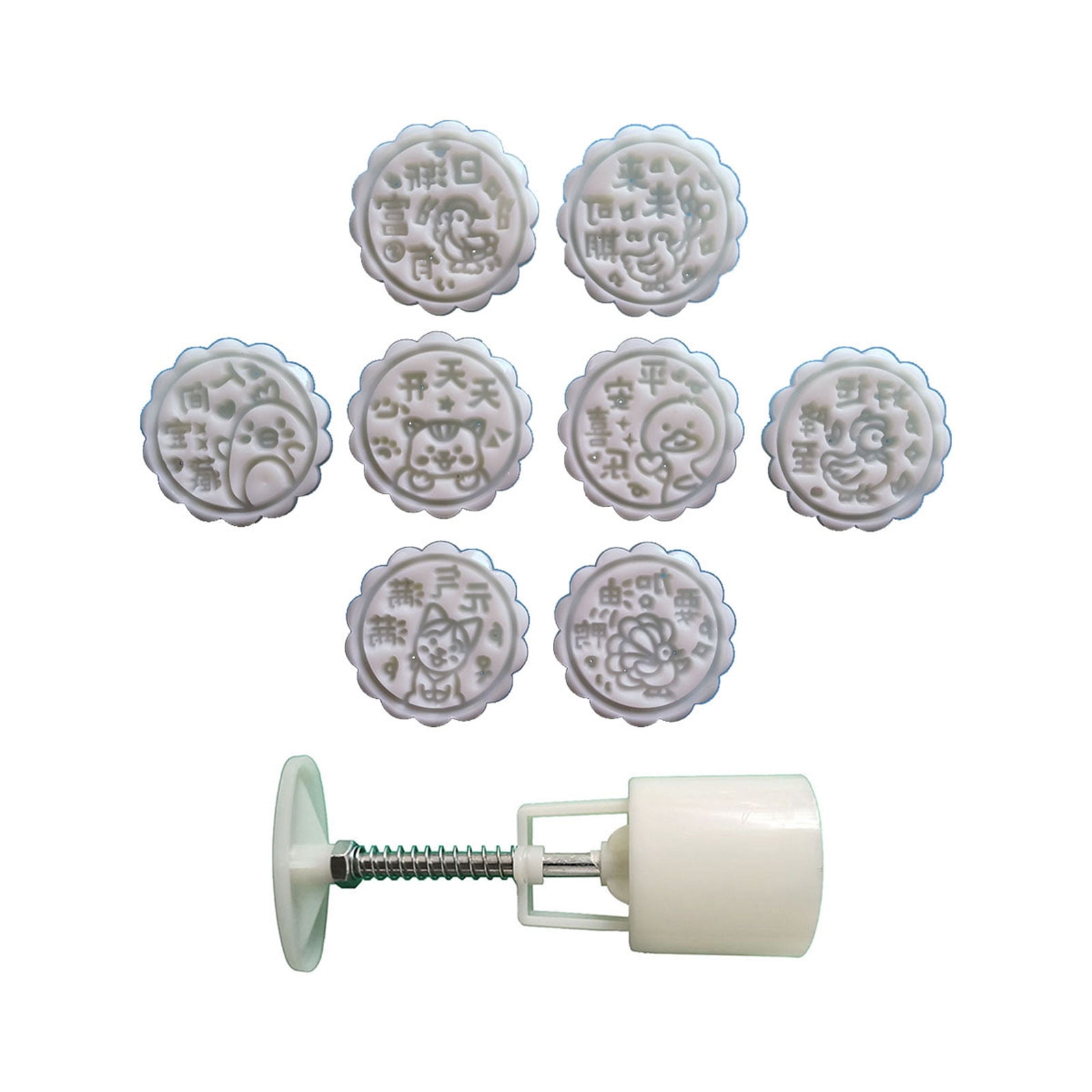 Hand Pressed Cakes Mold ABS Plastic Bean Pastes Cake Mold for Baking ...