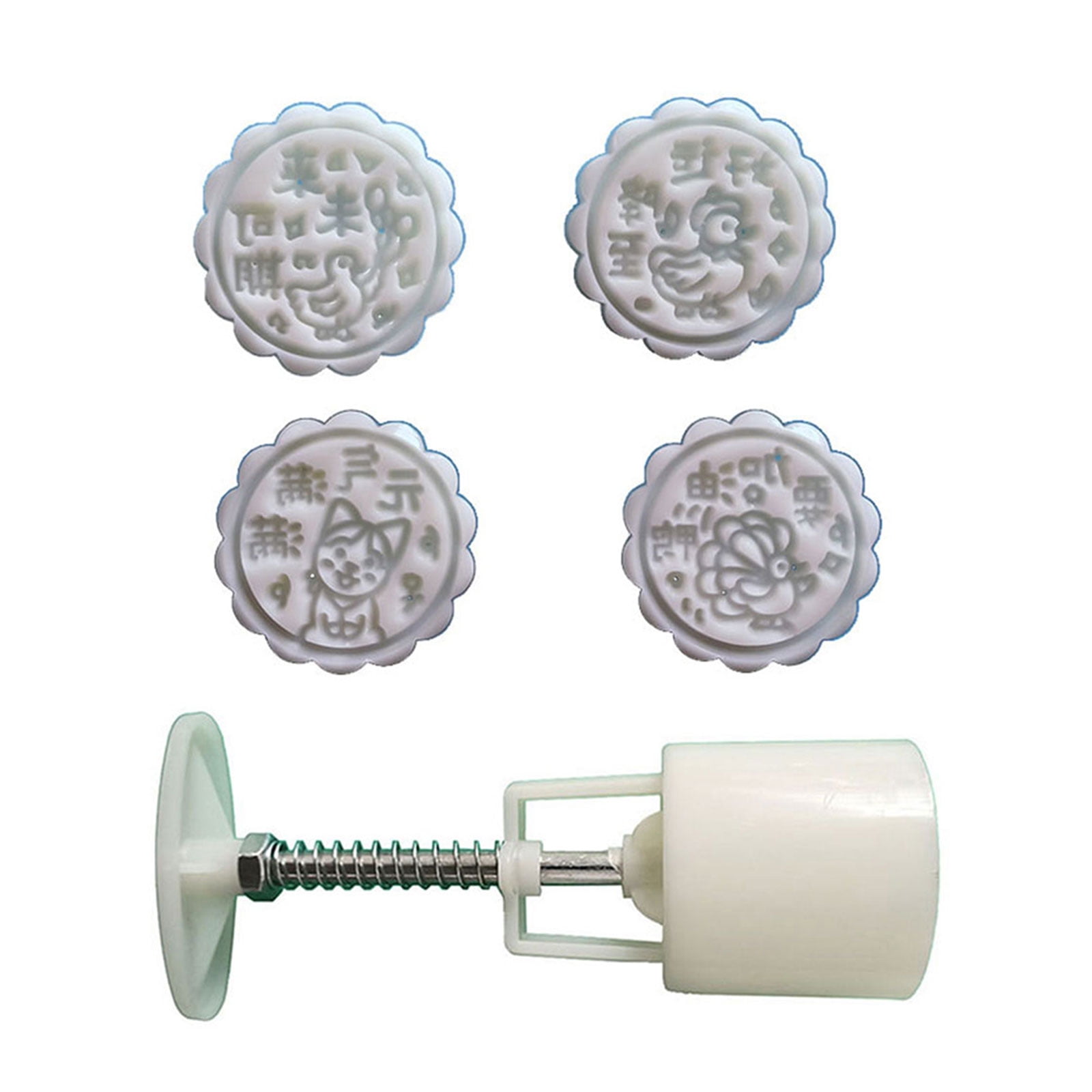 Hand Pressed Cakes Mold ABS Plastic Bean Pastes Cake Mold for Baking ...