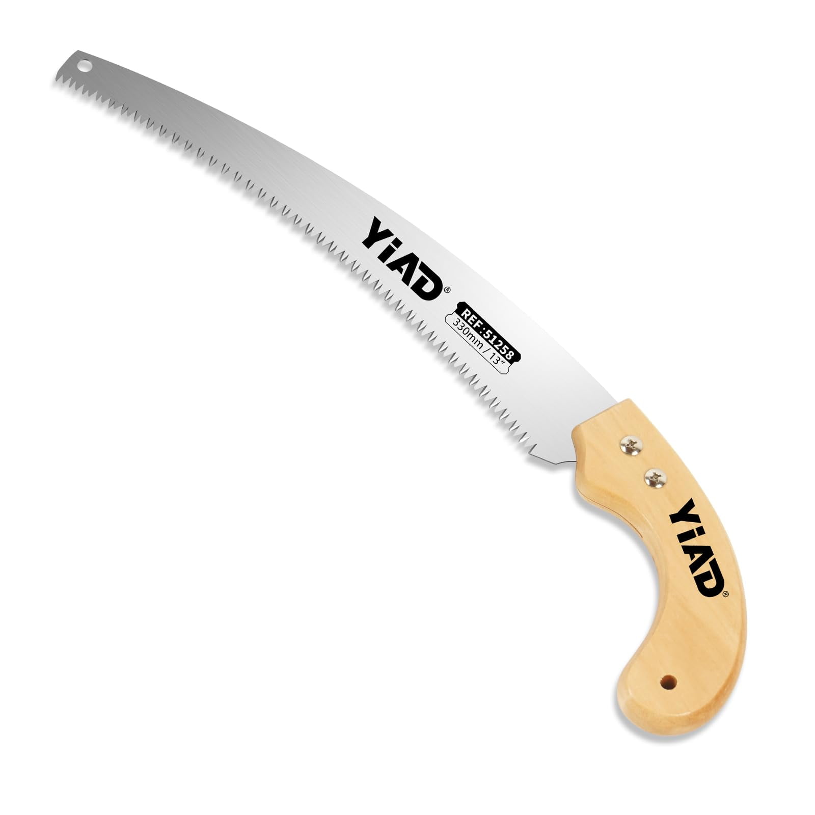 Hand Pruning Saw, 13" Curved Blade Handsaw, Hunting Saw Gardening Hand ...