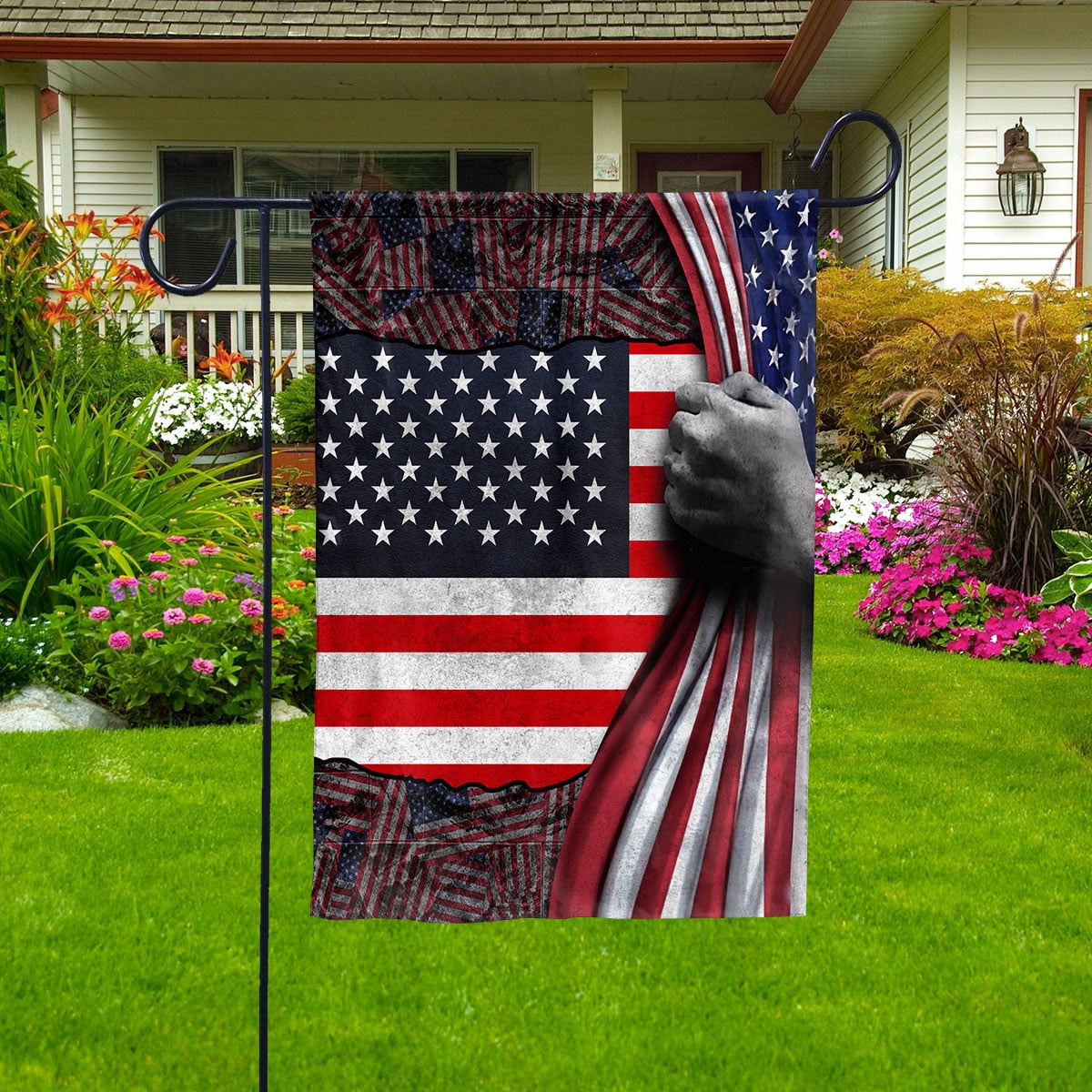 Hand Pulling American Flag United States American Flag Americans Root ...