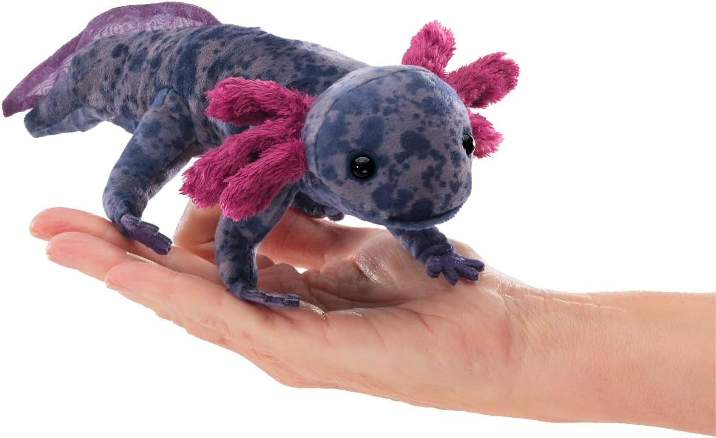 Folkmanis Puppets Black Axolotl Finger Puppet - Walmart.com