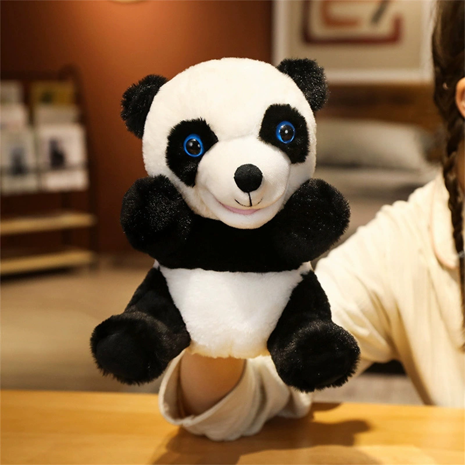 Hand Puppet Panda,11.02“ - Interactive Hand Figurine Toy,Funny ...