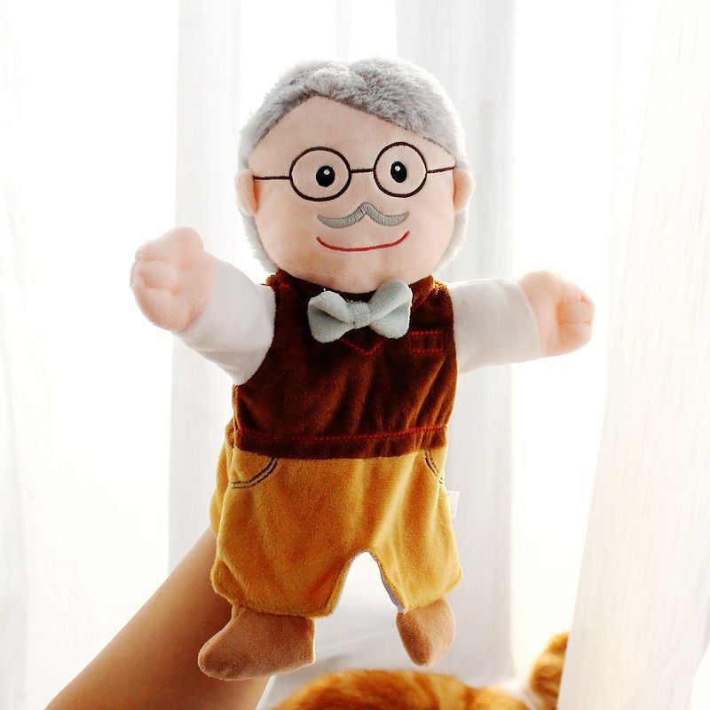 Hand Puppet Set 11.8 Inch Family Members Puppets Theater Mother, Father ...