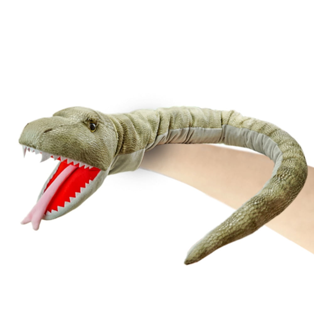 Hand Puppet for Kids Realistic Lizard Hand Puppet Toy for Imaginative ...