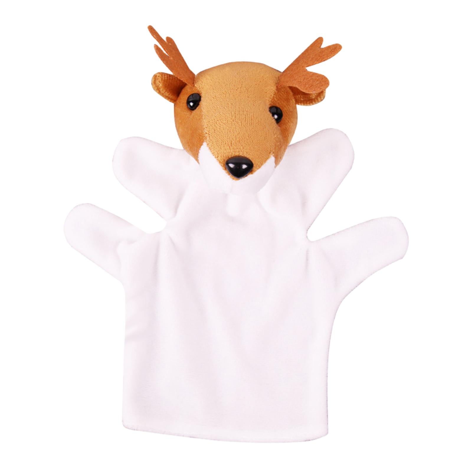 Hand Puppets Animals Finger Puppet Role Play Plush Finger Puppets Toy ...
