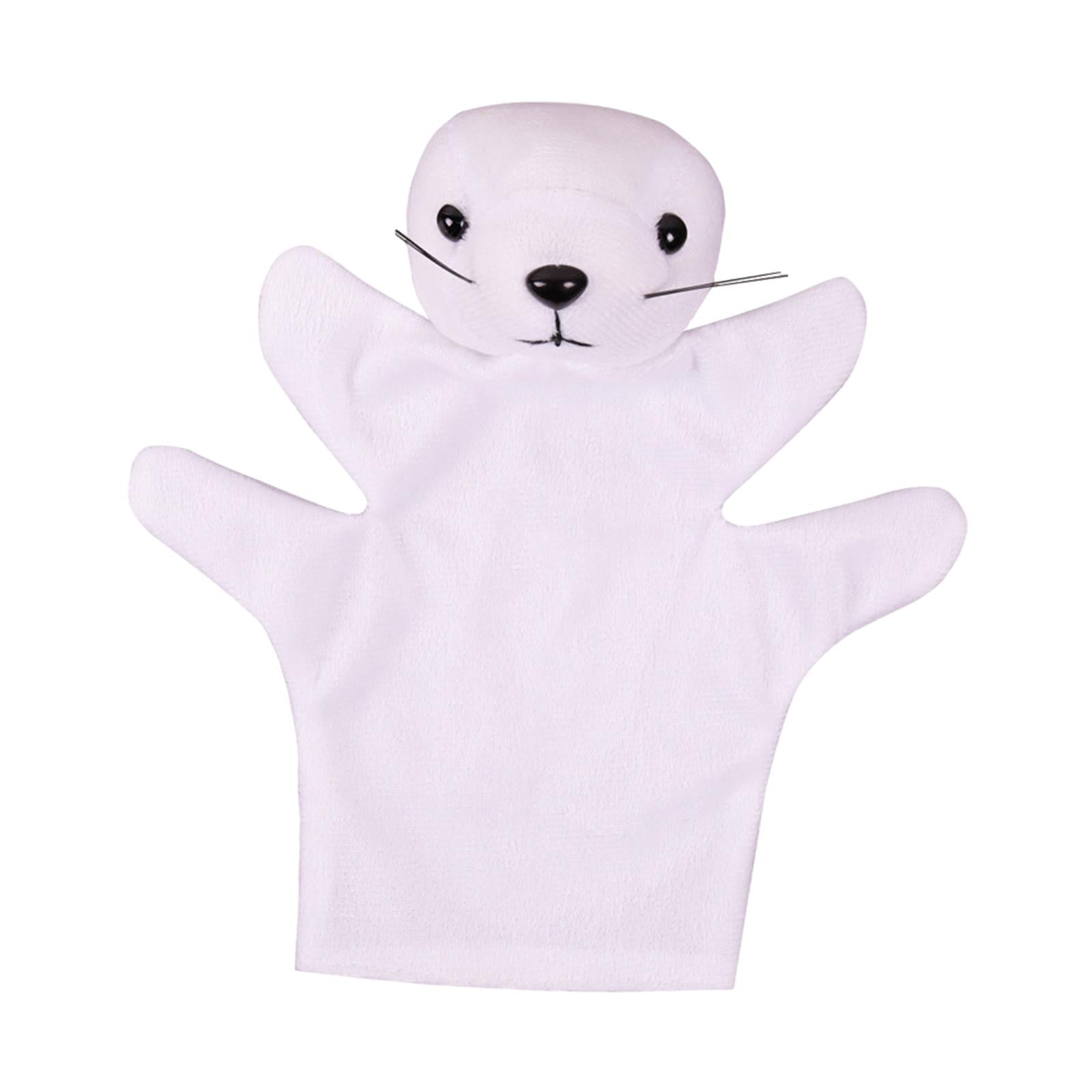 Hand Puppets Animals Finger Puppet Role Play Plush Finger Puppets Toy ...
