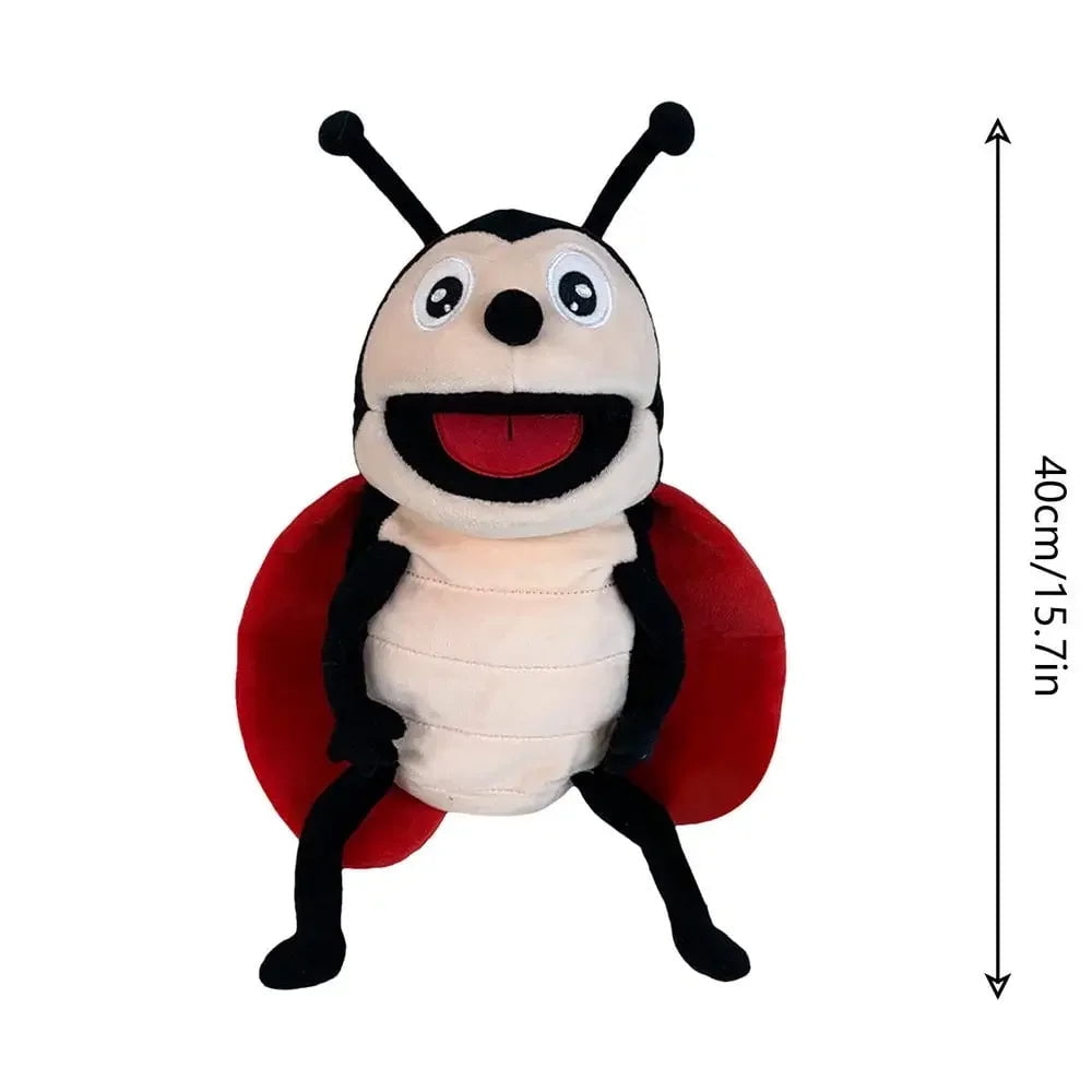 Hand Puppets Kids Toys Plush Insects Animal Caterpillar Ladybug Hand ...