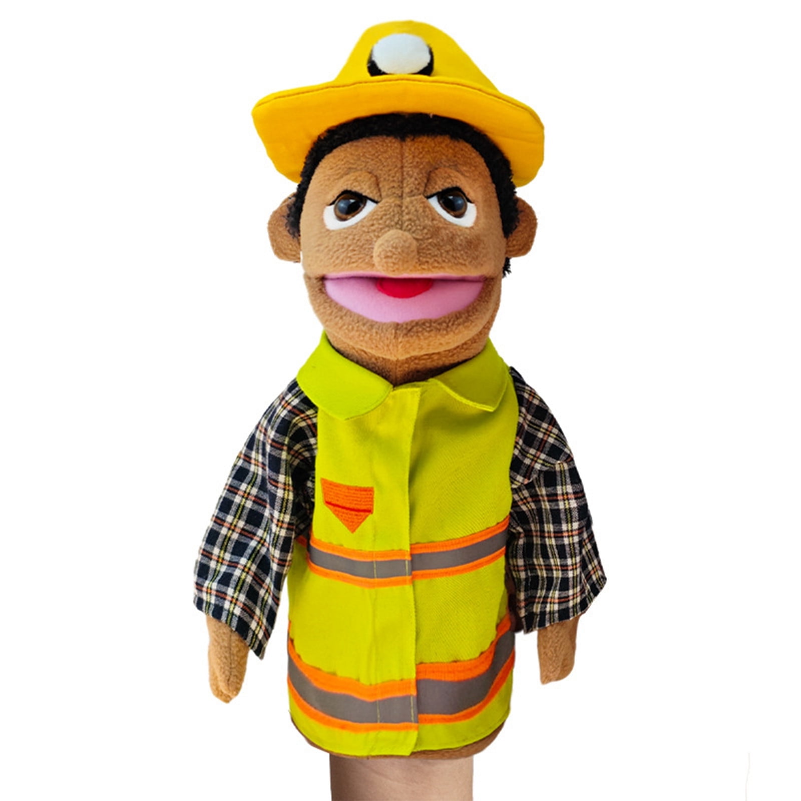 Hand Puppets Toys Hand Plush Role Play Detective Doctor Worker Hand ...