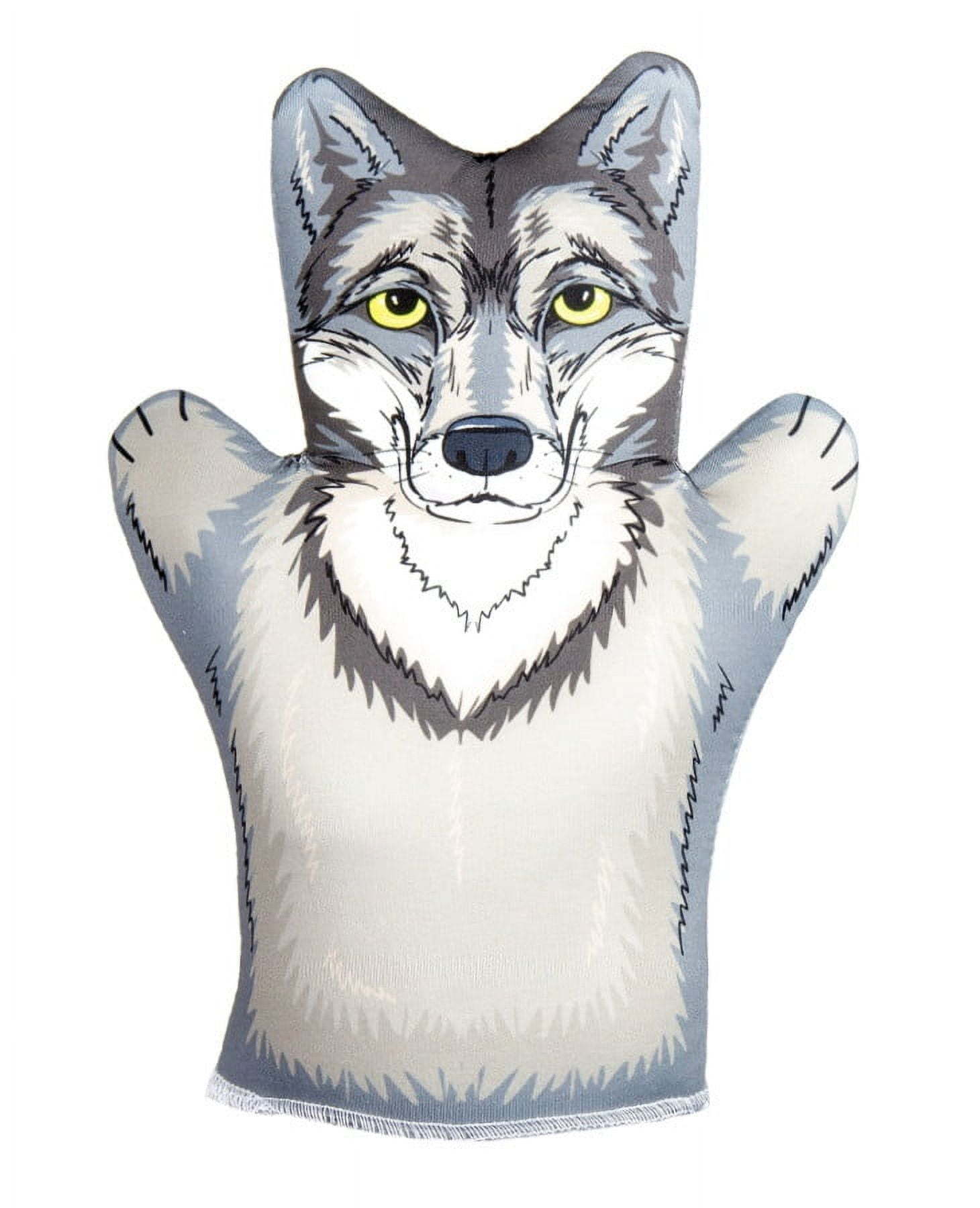Hand Puppets for Kids Wolf Puppet. Home Puppet Theater 10 x 7.3-inch ...