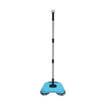 Hand Push Sweeper, Dry Sweep & Wet Drag Two In One Sweeper, Home ...