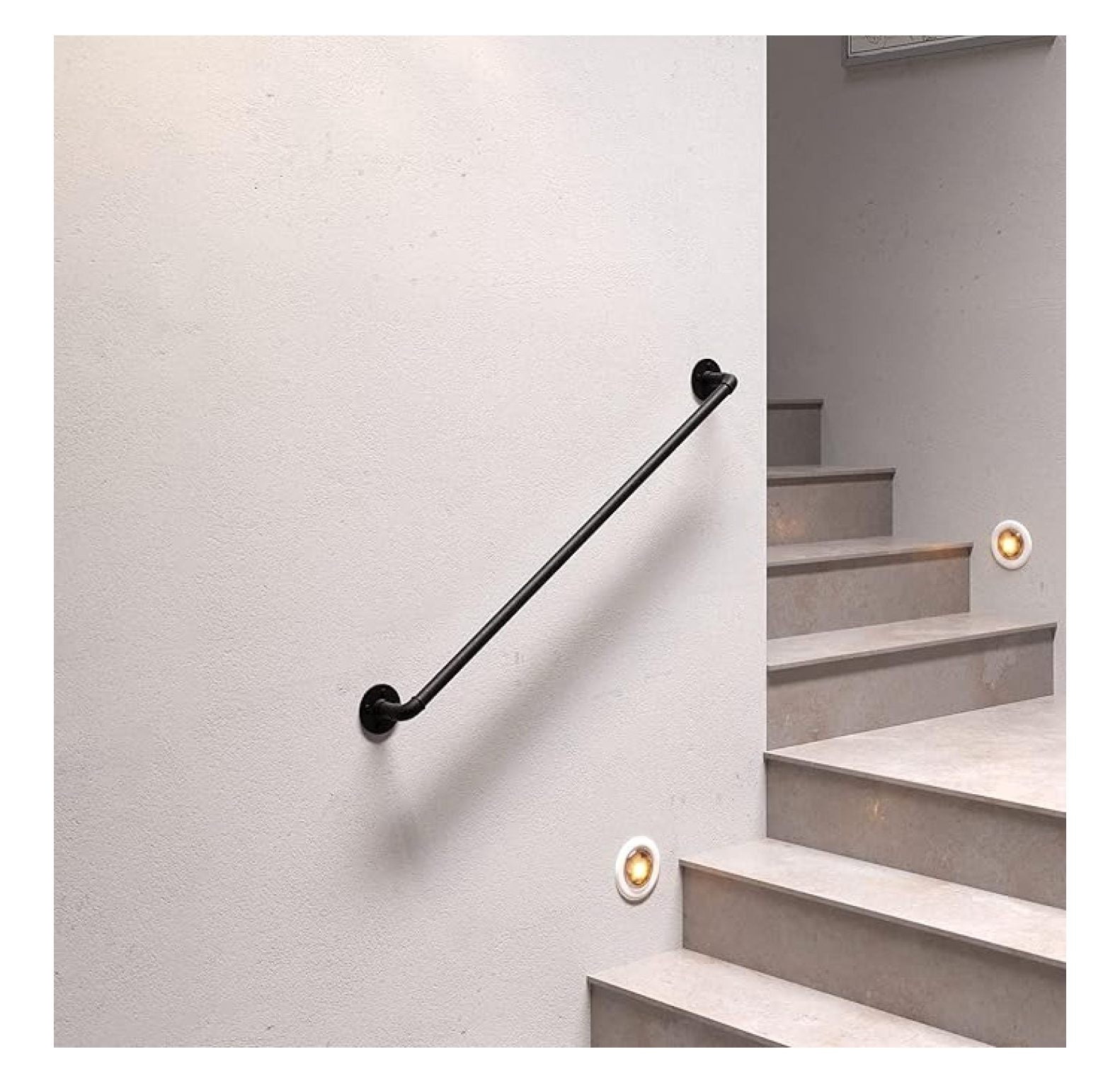 Hand Rail - 1.2ft - 12.9ft - Heavy Duty Industrial Pipe Hand Railings ...