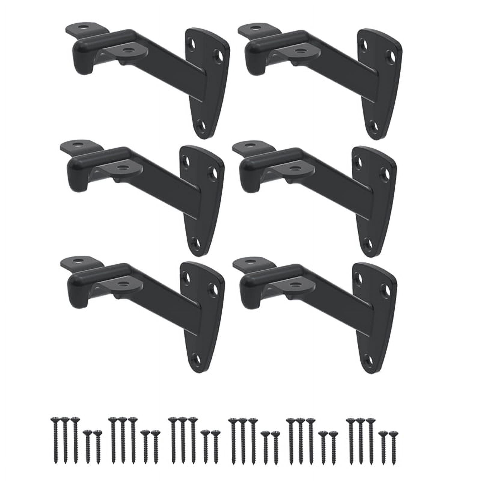 Hand Rail Brackets for Stairs- 6 Pcs Handrail Brackets for Indoor ...