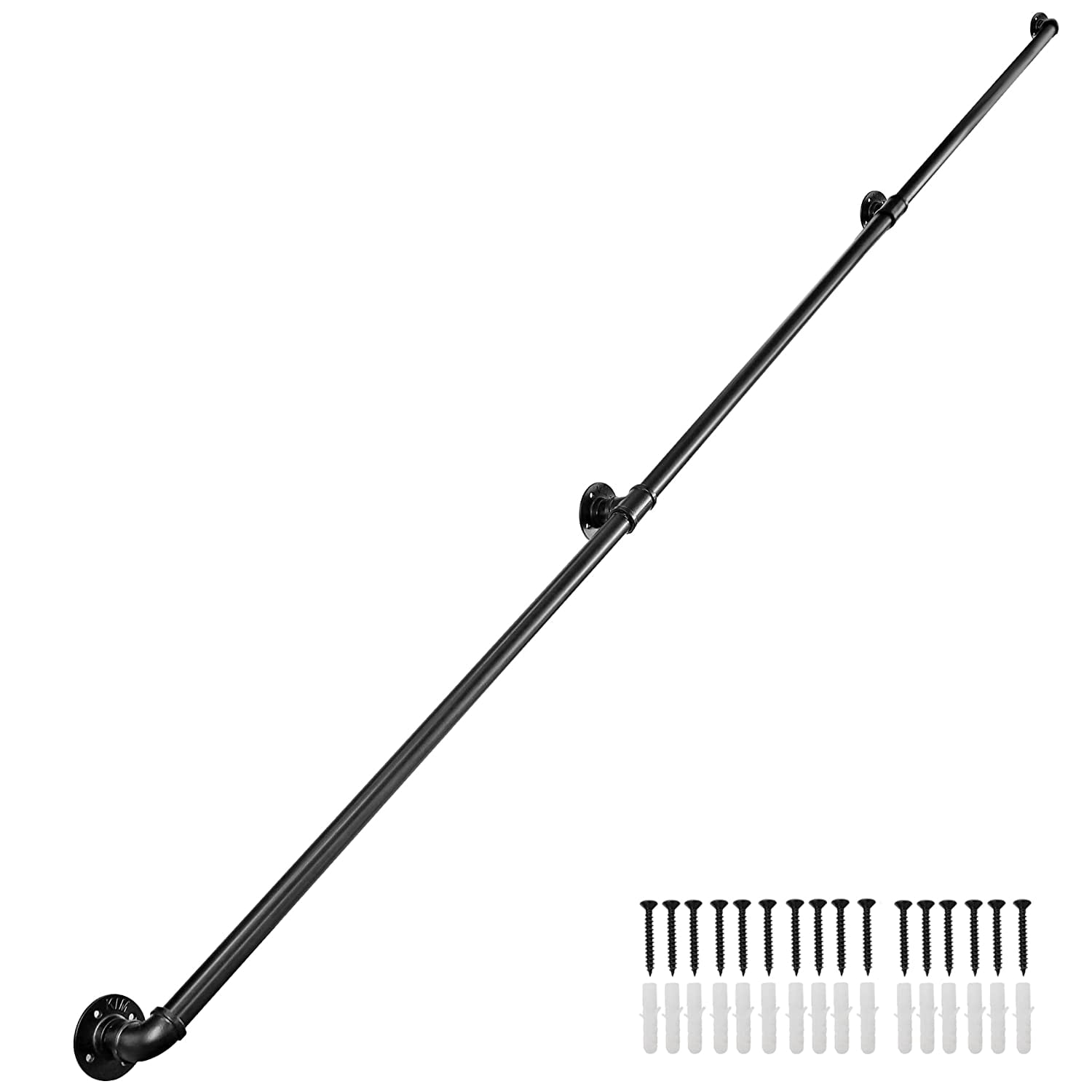 Hand Rails Inside Stairs 10FT, Hand Railings for Stairs Easy to Install ...