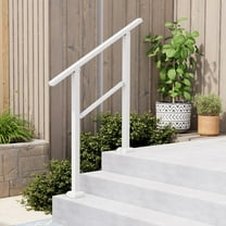 SPECSTAR 2-Pack Galvanized Steel Hand Rails for Outdoor Steps – 13.5 ...