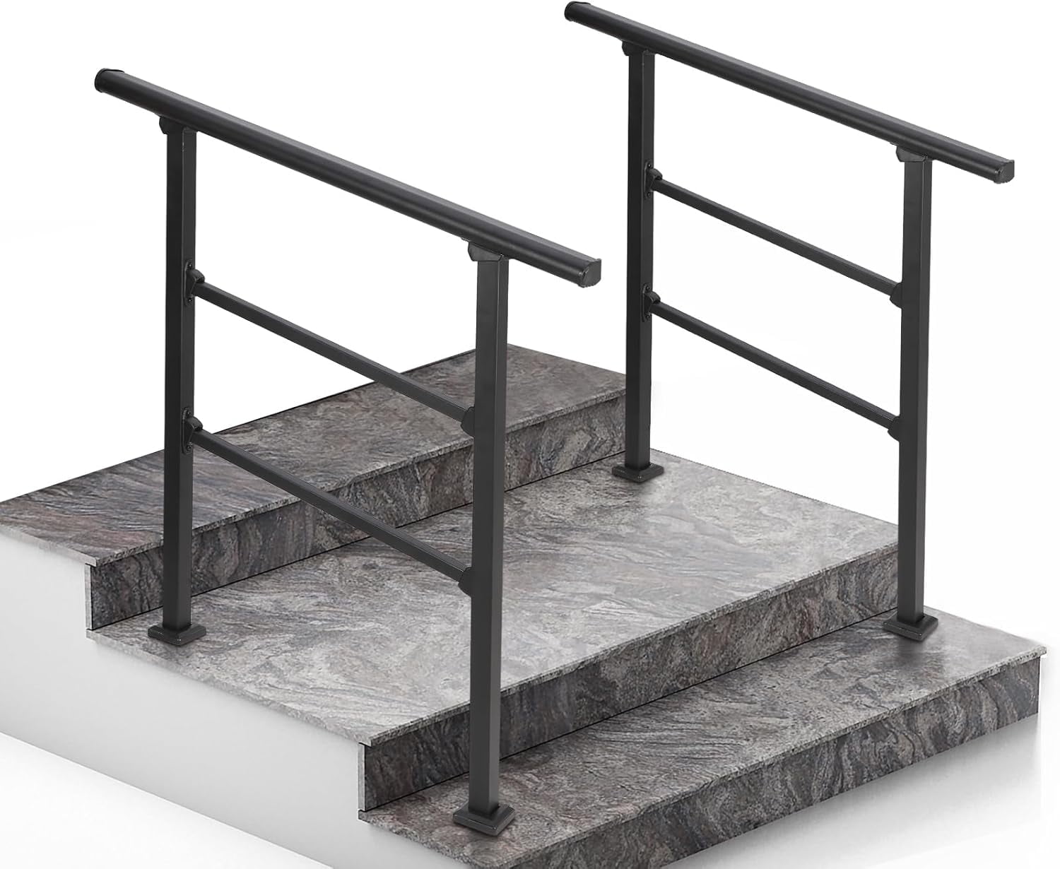 Hand Rails for Outdoor Steps,3 Step Stair Handrail & Indoor Stair ...