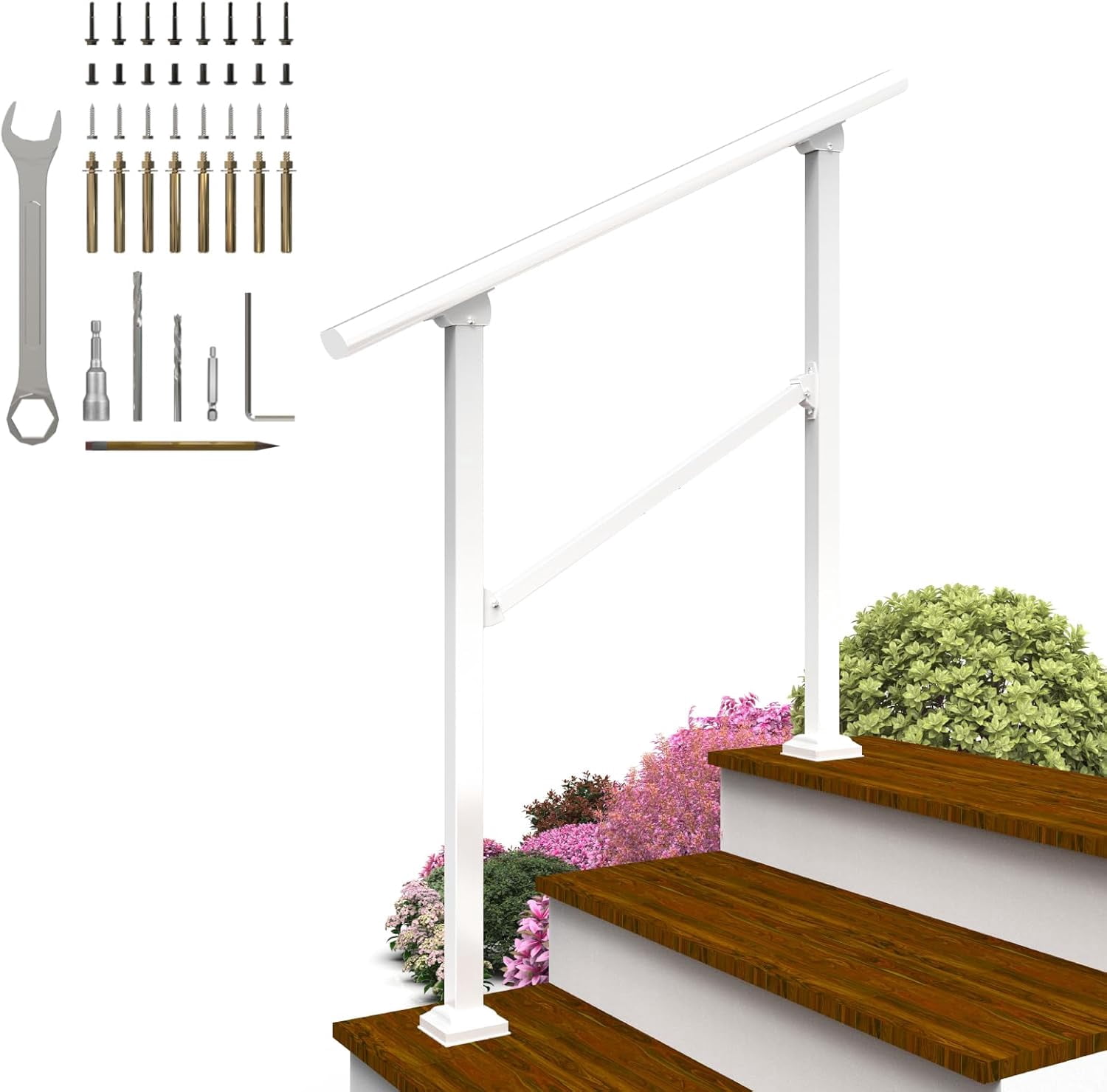 Hand Rails for Outdoor Steps,Railings for Outdoor Steps,Handrails for ...