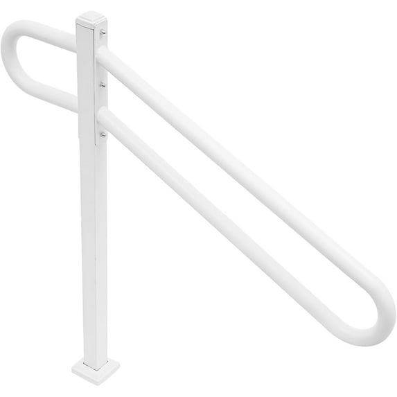 Hand Rails for Outdoor Steps, 8.5" 28" L X 35.5" H Single Post Wrought ...