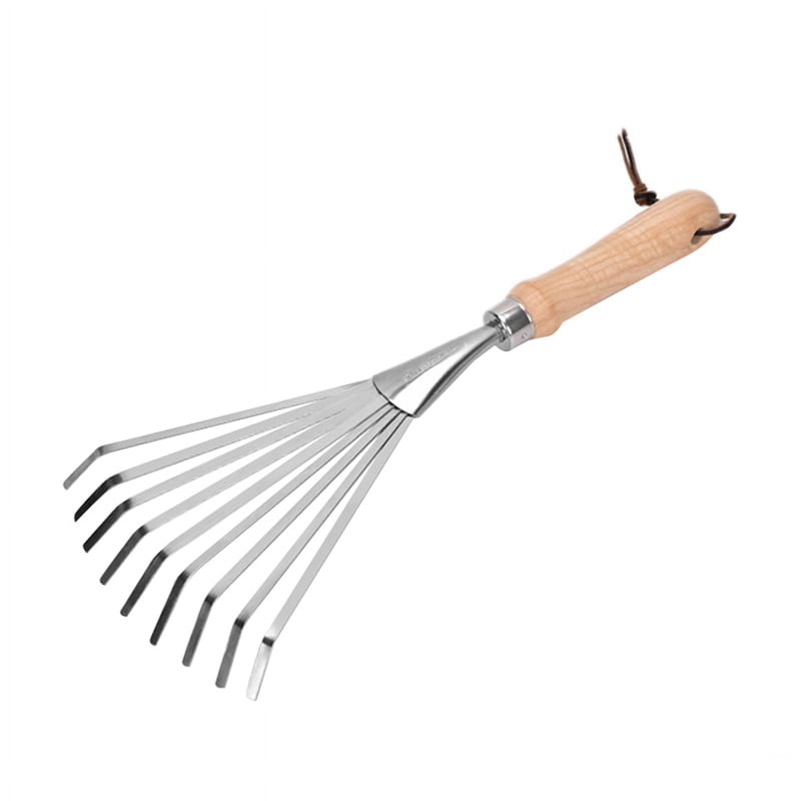 Hand Rake, Garden Hand Rake Soil Cultivator, Small Leaf Rake Suitable ...