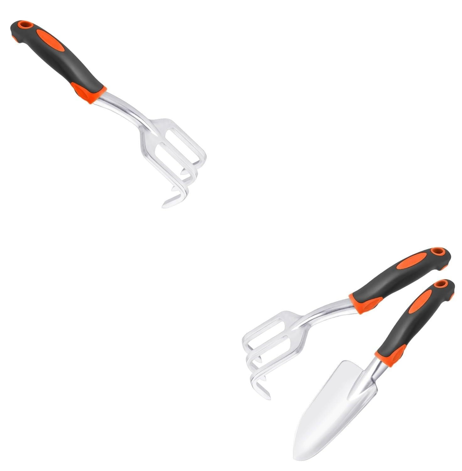 Hand Rake Garden Tool, Heavy Duty Hand Cultivators for Gardening ...