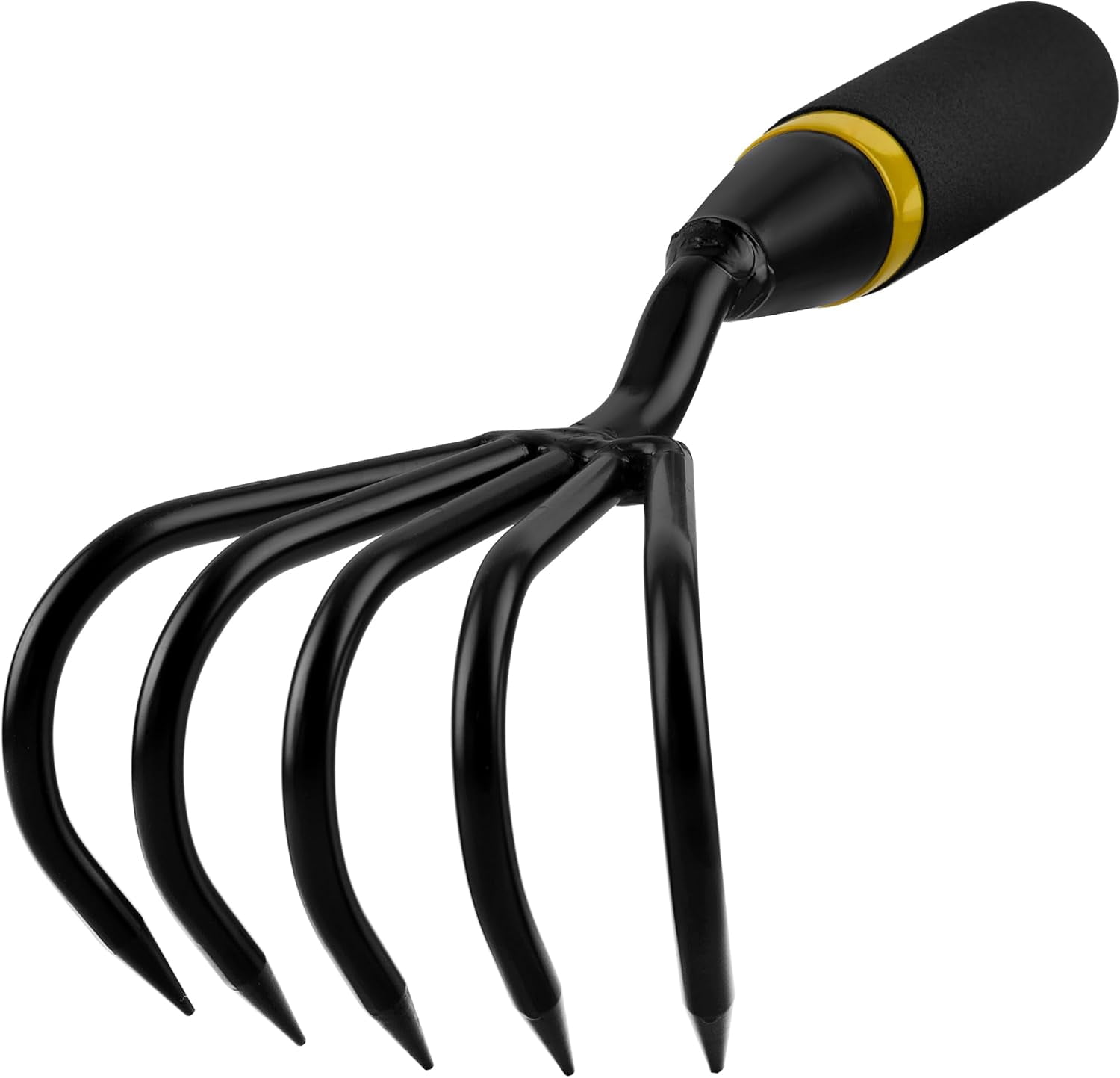 Hand Rake and Weeder Cultivator – 5-Claw Heavy Duty Stainless Steel ...