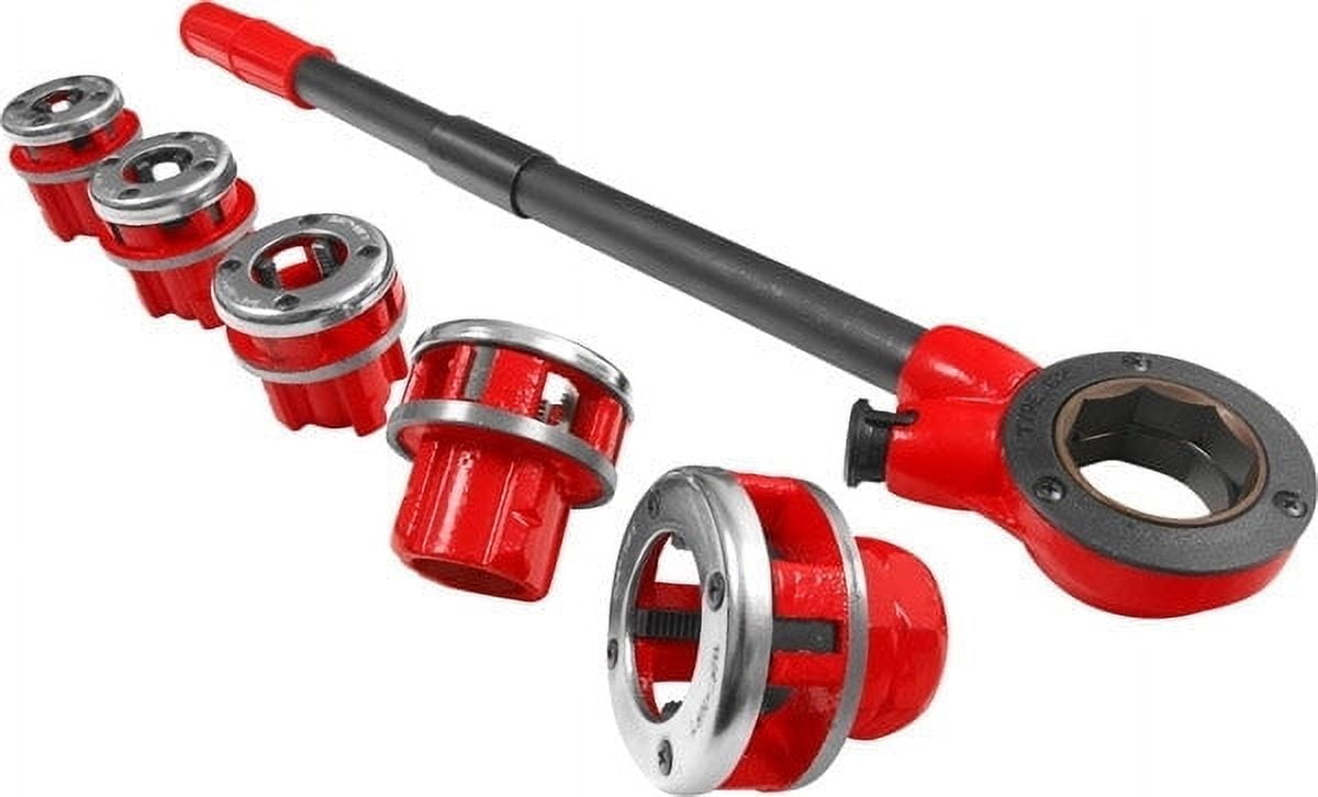 Hand Ratcheting Pipe Threader Set - Walmart.com