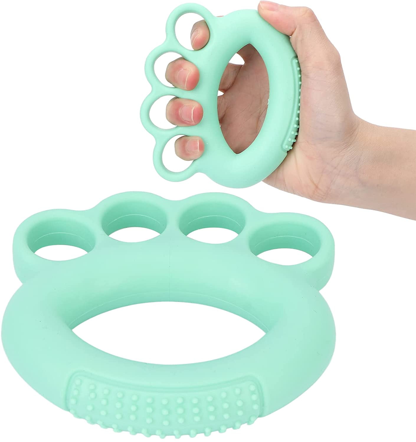 Hand Recovery Exerciser, Hand Grip Strengthener, Silicone Squeezer Grip ...