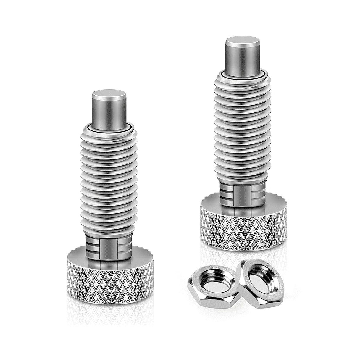 Hand Retractable Spring Plunger M6 Release Pins Kit 1/4Inch-20 Thread ...