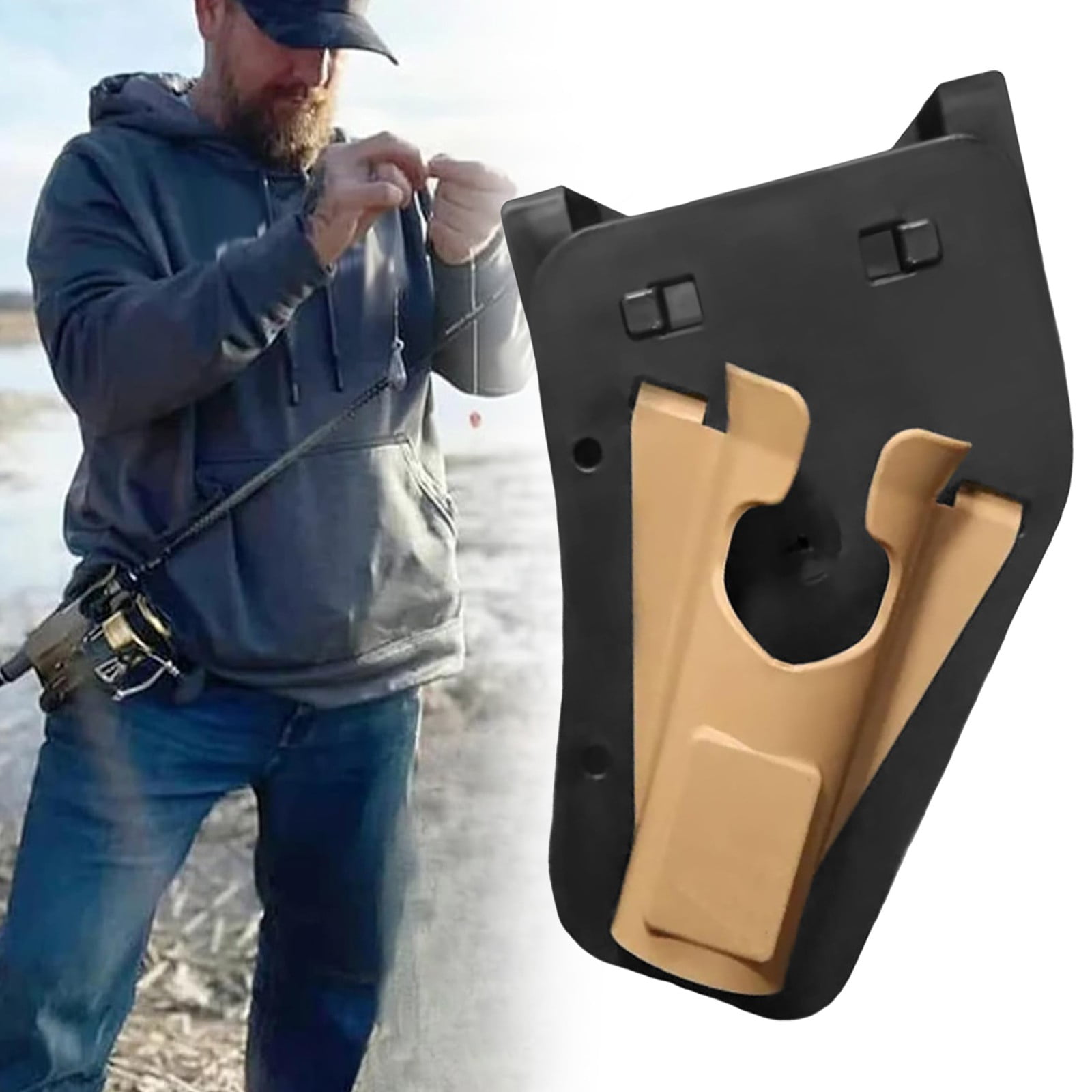 Hand Rod Holder - Adjustable Fishing Rod Holster Adjustable Belt ...