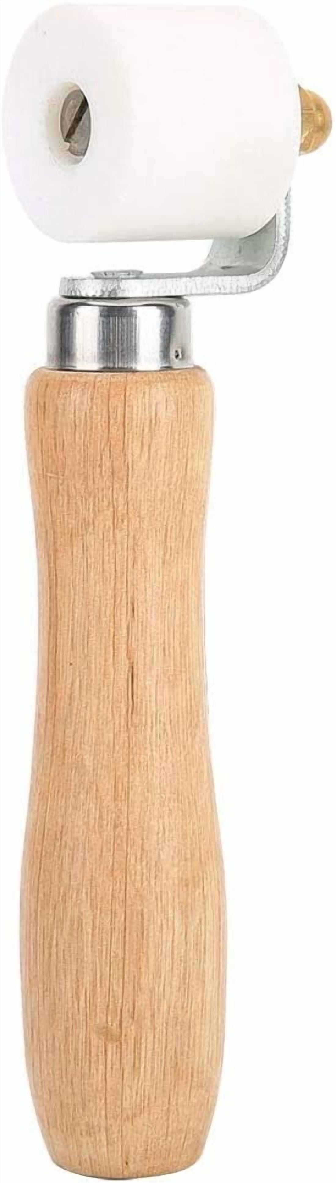 Hand Roller, Rubber Roller Wooden Handle Welding Tool 28mm/1.1in Seam ...