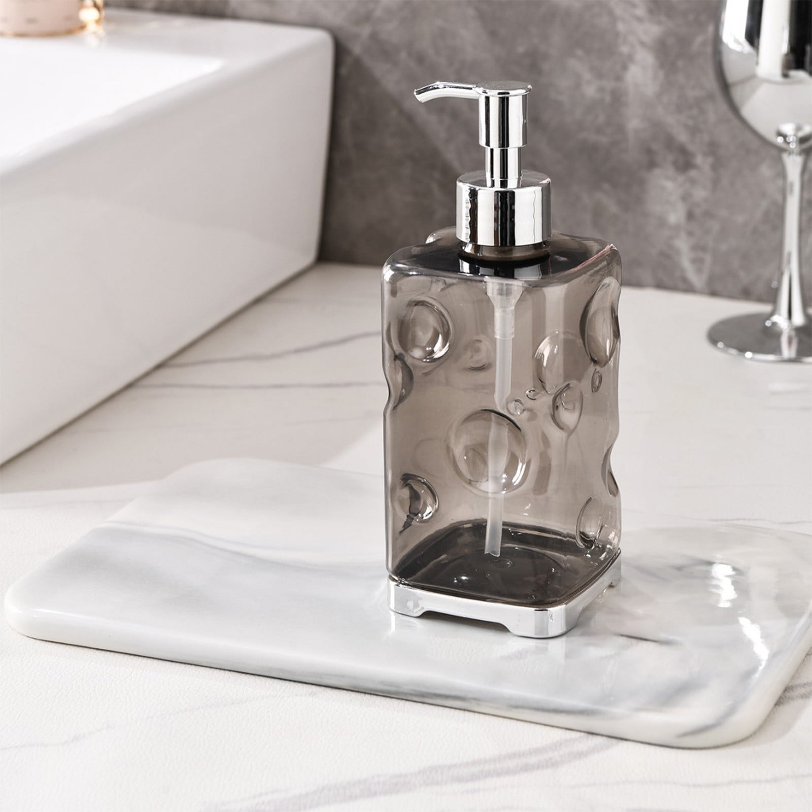 Hand Sanitizer Dispenser Bottle | Refillable Soap Pump | 450ml Plastic ...