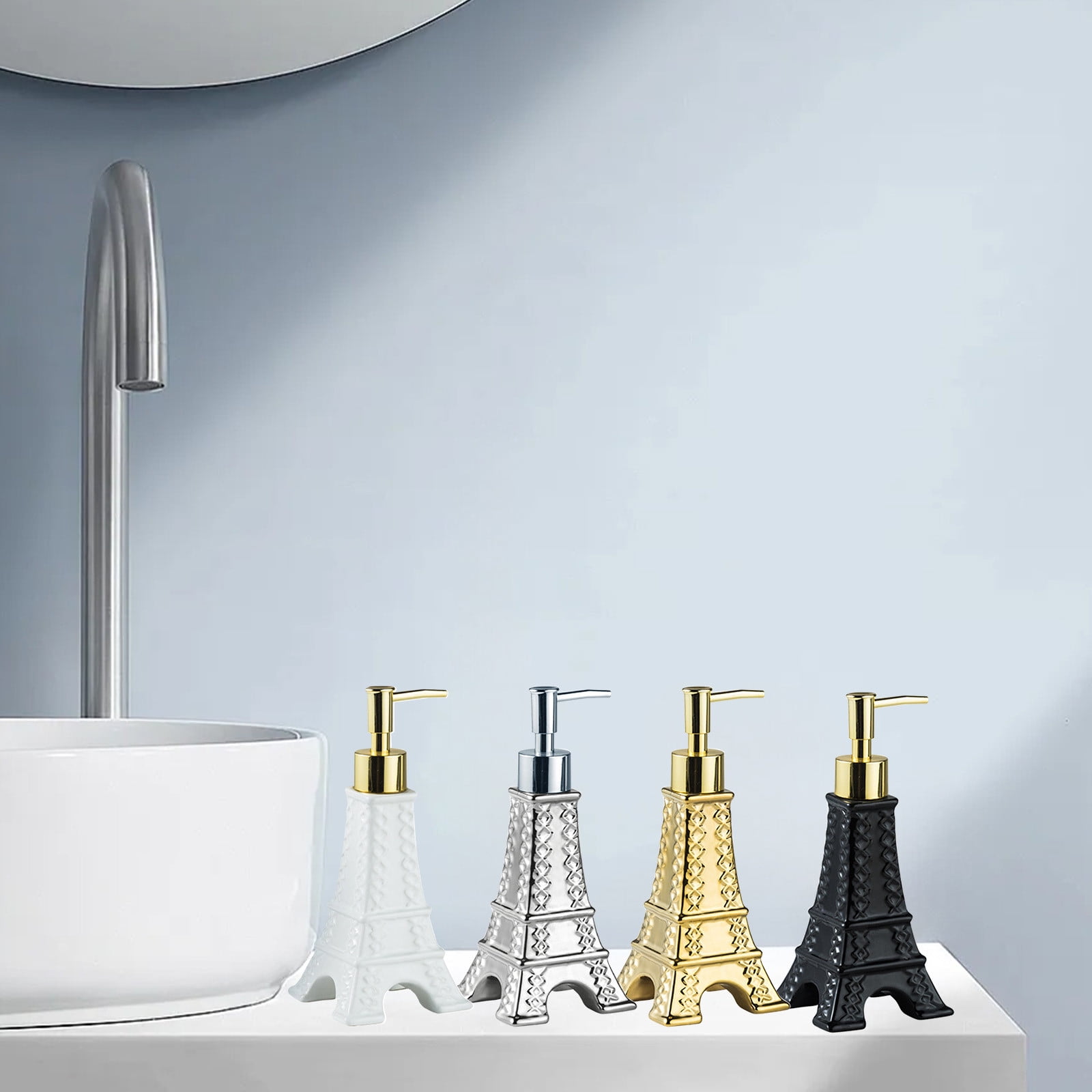 Hand Sanitizer Refill Bottle, Plastic Bathroom Lotion Dispenser, Leak ...