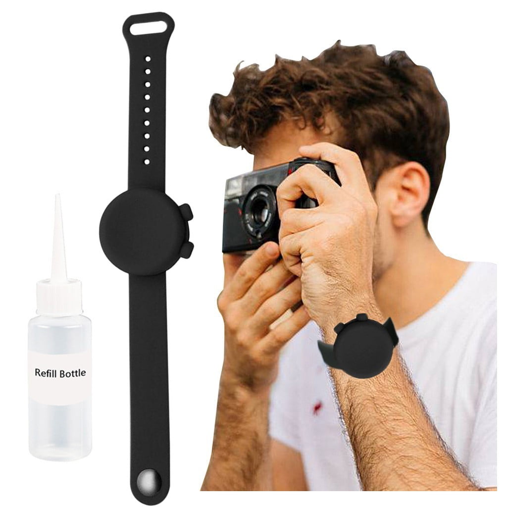 Hand Sanitizing Gel Dispenser Wristband, Portable Hand Wash, Adjustable ...