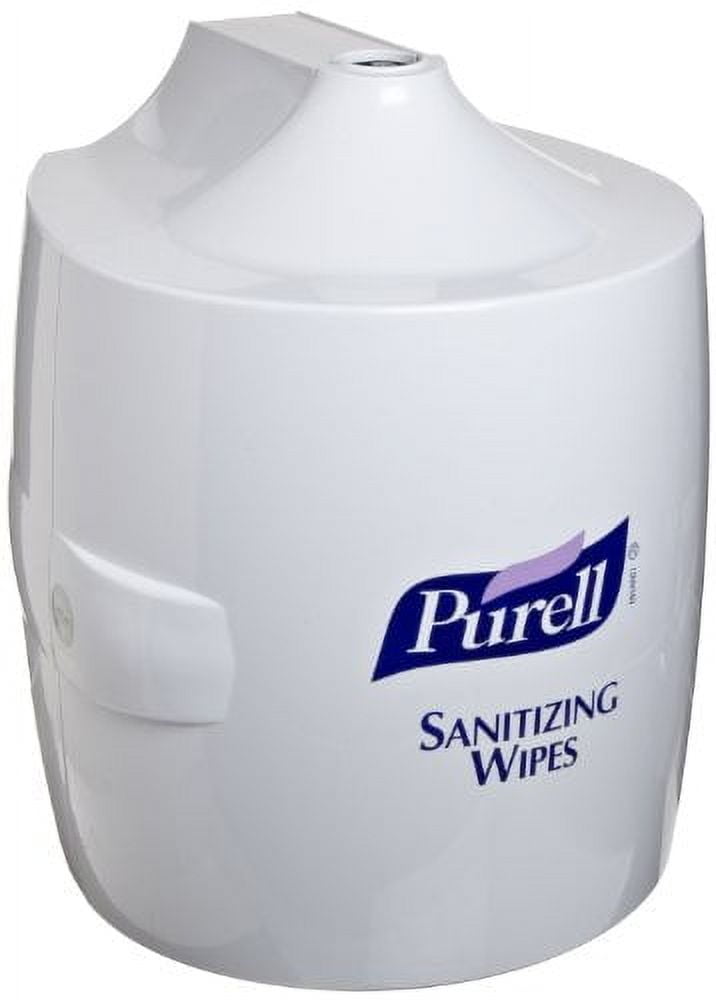 Hand Sanitizing Wipes Wall Mount Dispenser, White, High Capacity ...