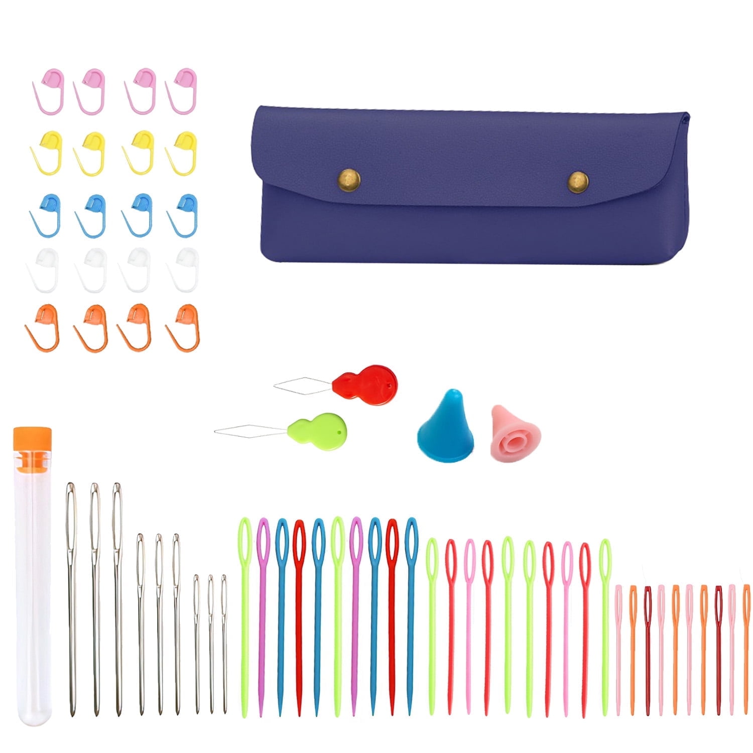 Hand Sewing Needles Set, Large Eye Embroidery Needles Plastic Large Eye ...