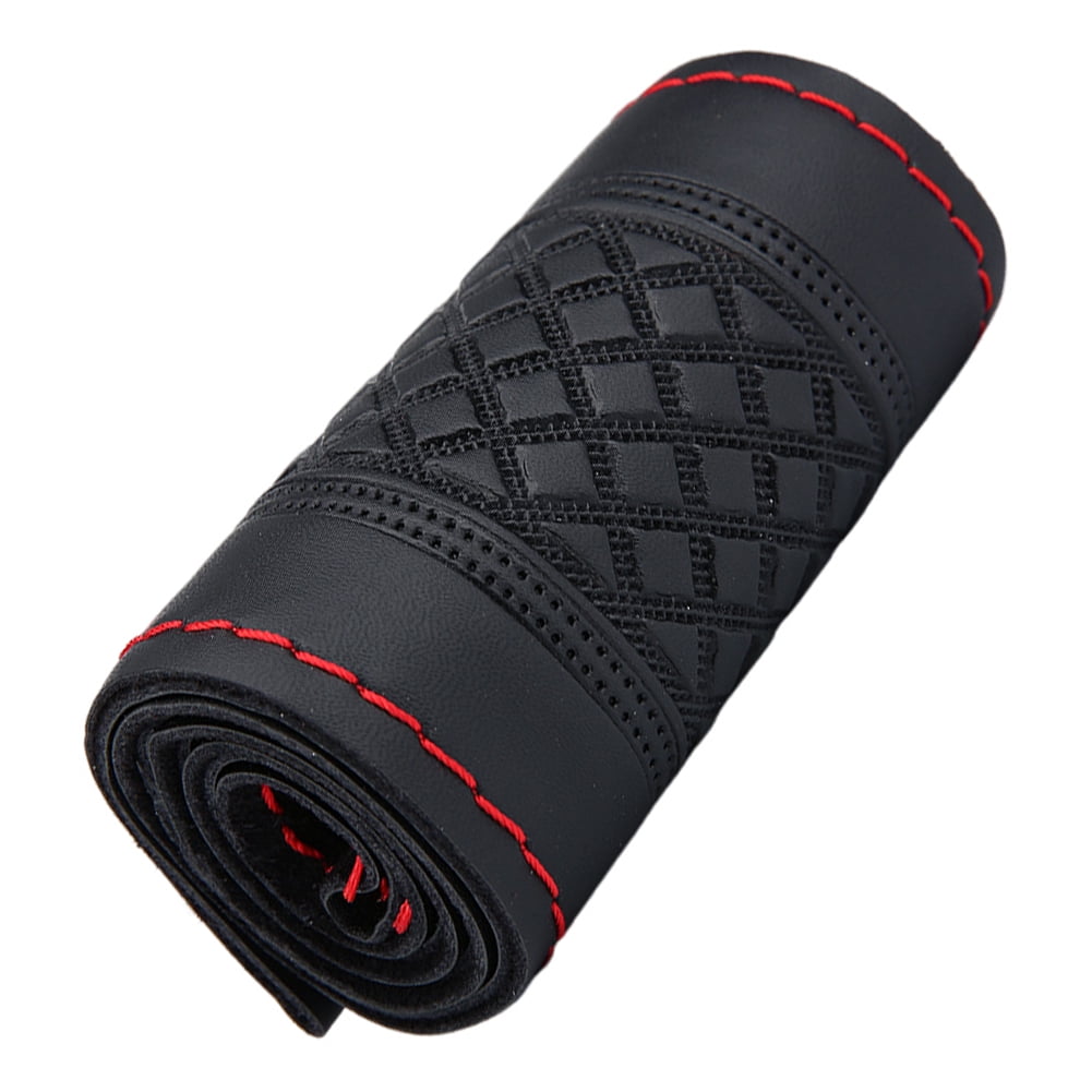 Hand Sewn Steering Wheel Wrap Sewing Steering Wheel Cover Leather ...