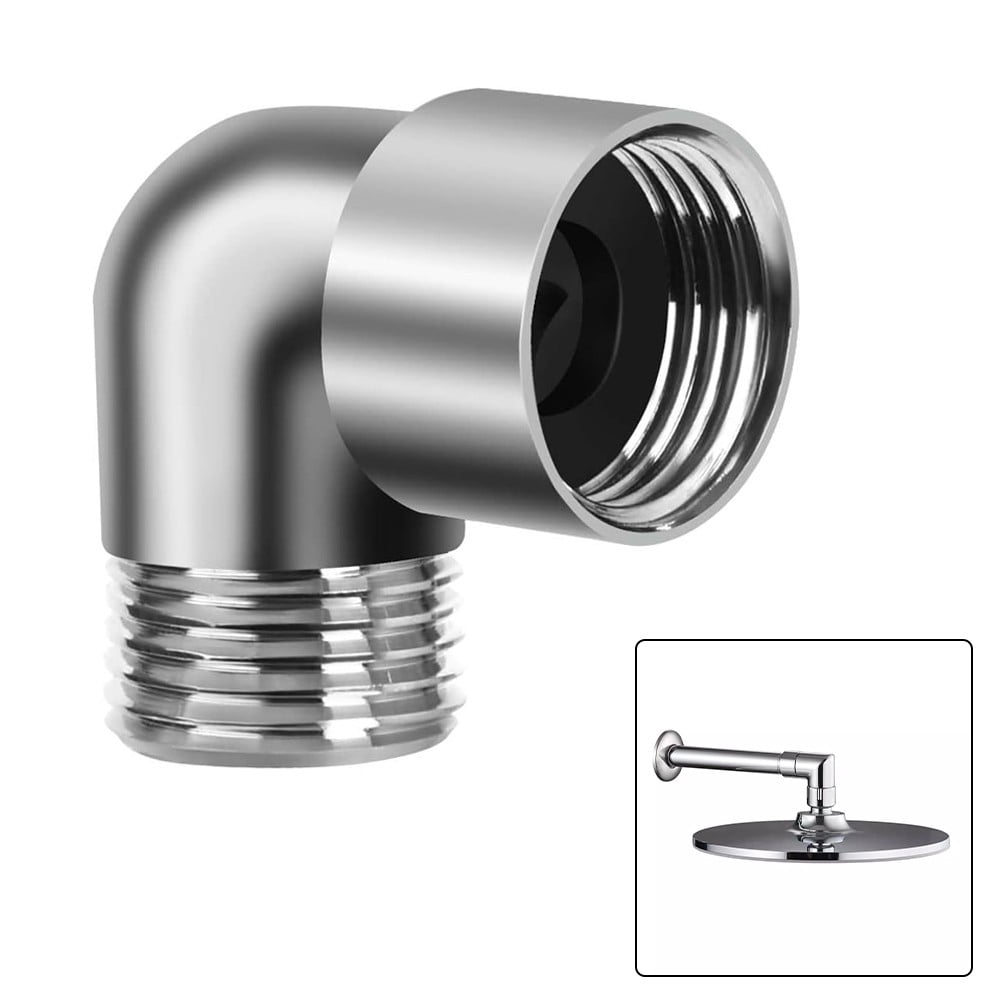 Hand Shower Adapter 90 Degree Rain Shower Hose Connection Adapter with ...