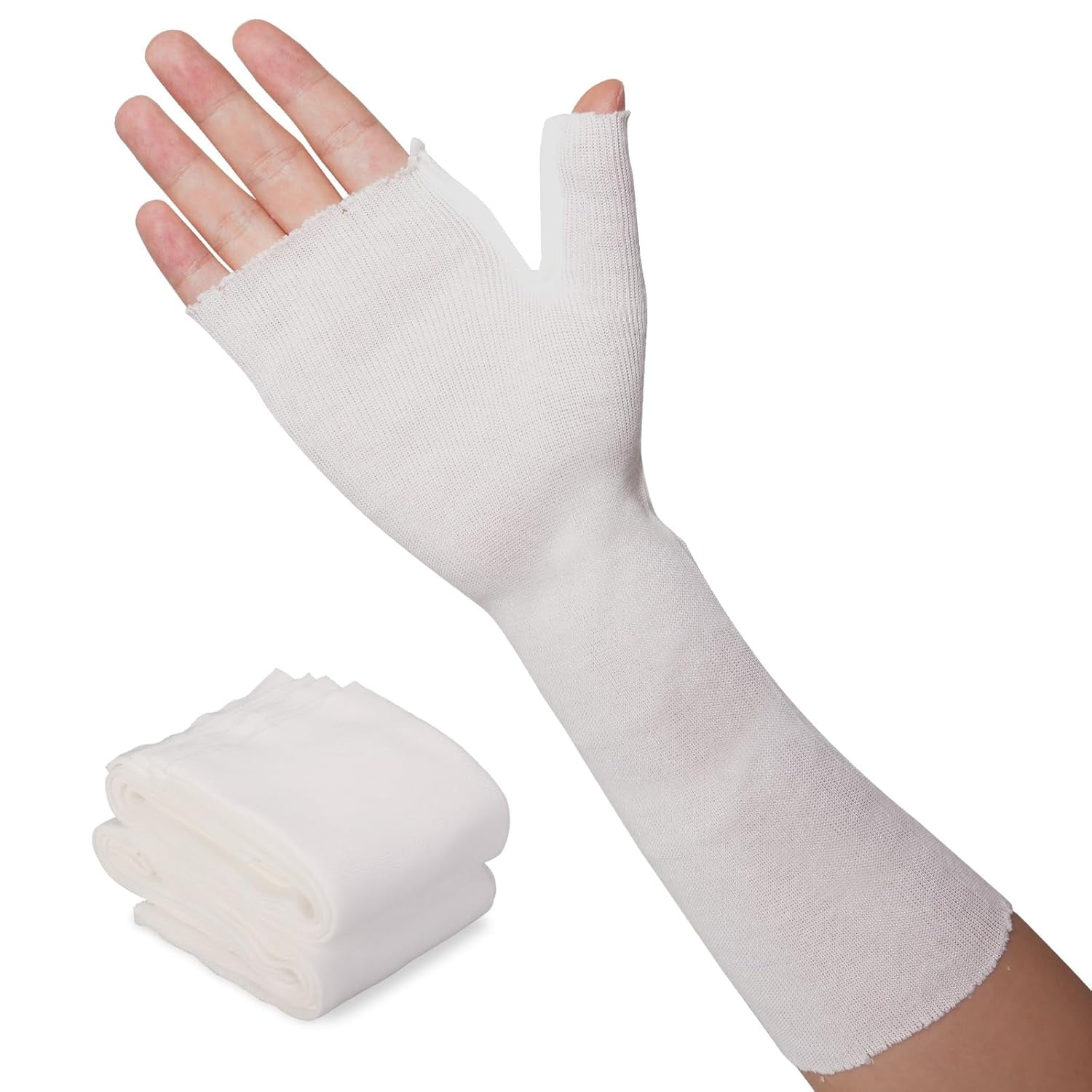 Hand Socks for Splint (Pack of 10) Wrist and Thumb Spica Wrap Liner,Arm ...