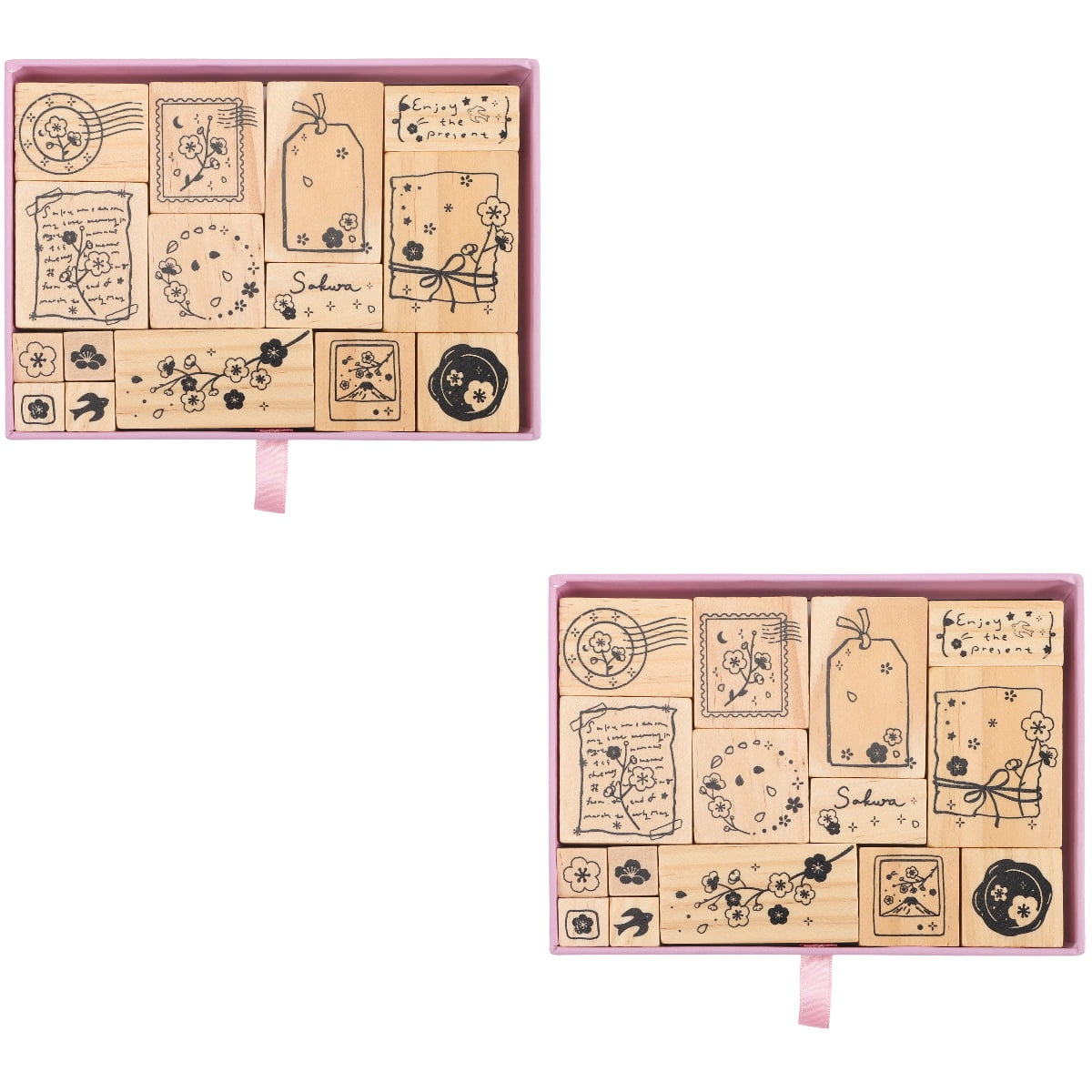 Hand Stamp Flower Elements Stamps Arts Crafts for Kids Toddler 2 Boxes ...