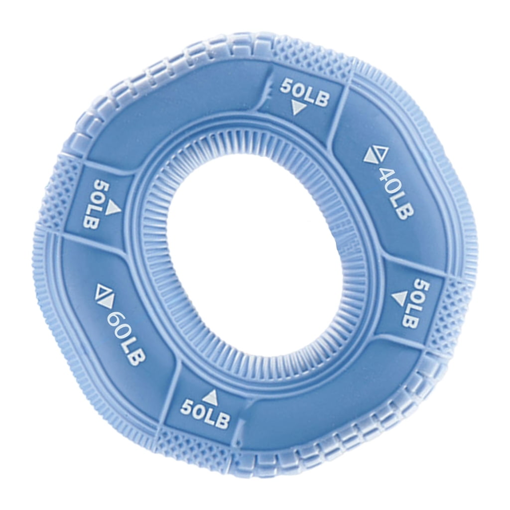 Hand Strengthener Grip Rings Silicone Squeezer Gripper Finger Exerciser ...